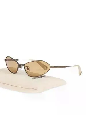 Jacquemus Octagon Frame Sunglasses - Silver