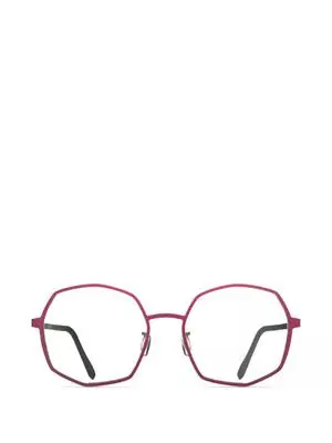 BLACKFIN Geometric Frame Glasses - Red
