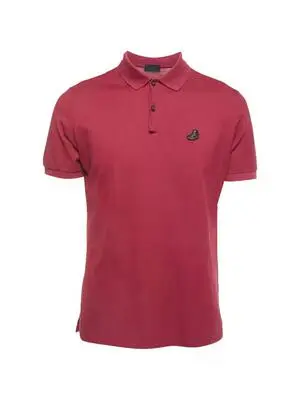 LANVIN Logo-patch Polo Shirt