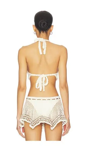 My Beachy Side Dune Hand-crocheted Top