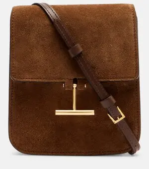TOM FORD Tara Mini Suede Crossbody Bag