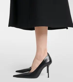 Victoria Beckham Leather Pointed Toe High Heel Pumps