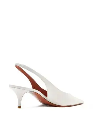 Amina Muaddi Anok Pointed Slingback Pumps
