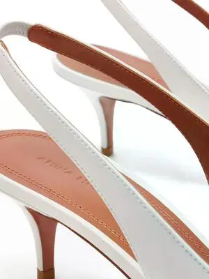Amina Muaddi Anok Pointed Slingback Pumps