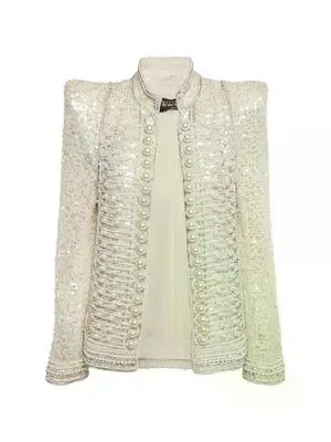 Balmain Embellishment Tweed Jacket