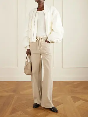 Rick Owens Shell Bomber Jacket - Neutrals
