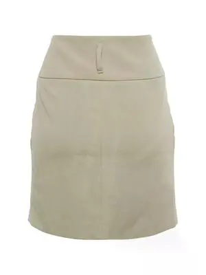 Gucci Gabardine Mini Skirt - Neutrals