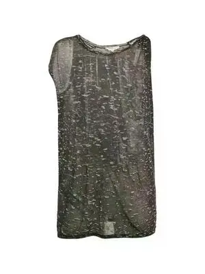MARANT ETOILE Sleeveless Draped Jersey Top