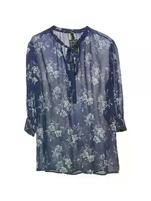 Polo Ralph Lauren Chiffon Floral Print Blouse