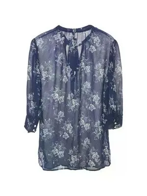 Polo Ralph Lauren Chiffon Floral Print Blouse