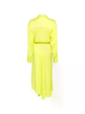 MSGM Midi Dress With Draped Skirt