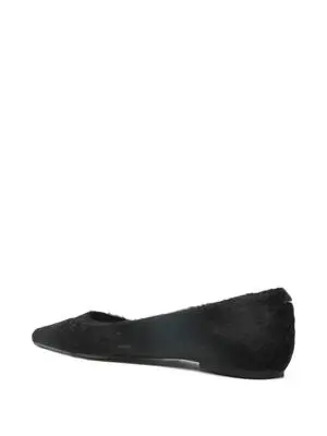 AeydĒ Cassy Calf-hair Ballet Flats