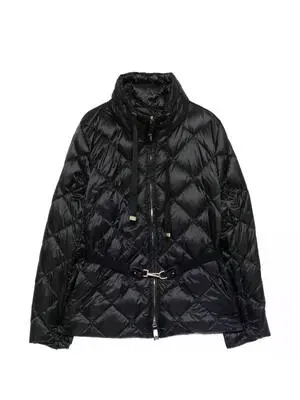 Max Mara Quilted Belted Jacket