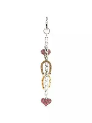 Balenciaga Horseshoe Heart Keyring
