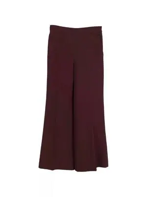 Fendi Wide-leg Wool Trousers