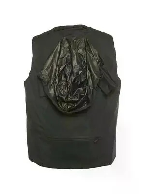Prada Zip-fastening Gilet With Concealed Hood
