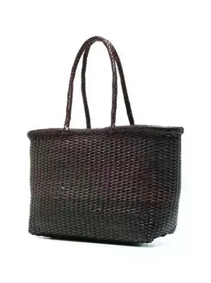 Dragon Diffusion Big B Weave Woven Tote Bag - Brown