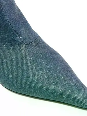 ALEXANDER WANG Denim Knee-high Boots