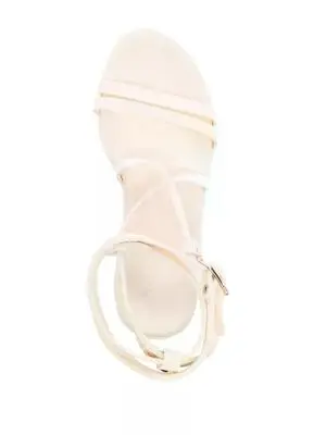 ANCIENT GREEK SANDALS Aristea Leather Platform Sandals - White