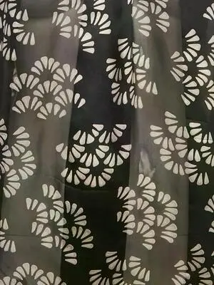 ARMANI Printed Blouse With Velvet Trim