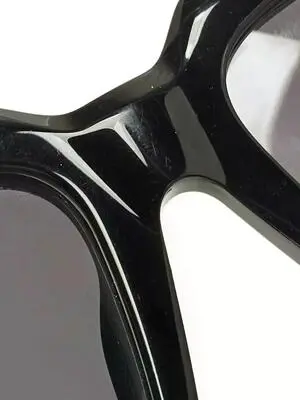 Roberto Cavalli Square Frame Sunglasses With Snake Accents