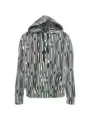 Moschino Print Hoodie - Black