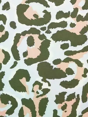 Dior Pink Leopard Print Silk Scarf