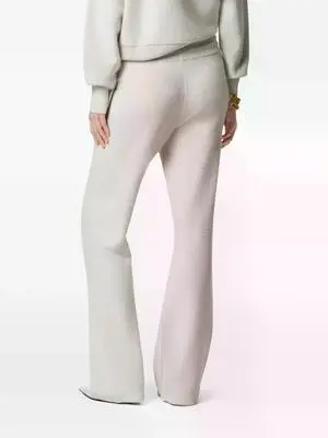 Versace Knitted Flared Trousers With Drawstring Fastening