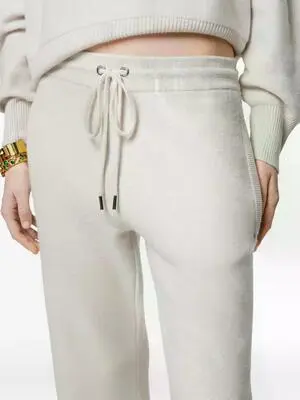 Versace Knitted Flared Trousers With Drawstring Fastening