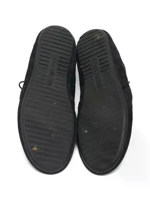 LOUIS VUITTON Monogram Suede Lace-up Sneakers