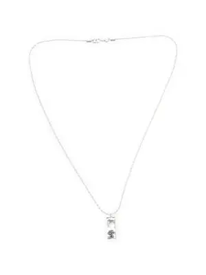 Marc Jacobs Tone Pendant Necklace - Silver