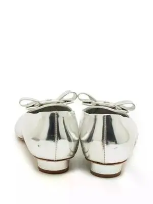 FERRAGAMO Viva Bow Leather Pumps