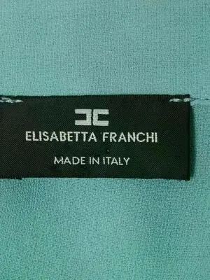 Elisabetta Franchi V-neck Blouse With Buttoned Cuffs