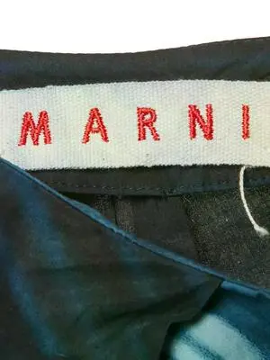 Marni Artistic Print Pencil Skirt
