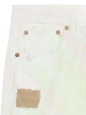 FORTELA 965 John Patchwork Frayed Jeans
