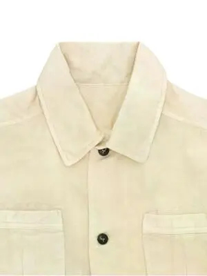 FORTELA Short Sleeve Patch Pocket Shirt - Neutrals
