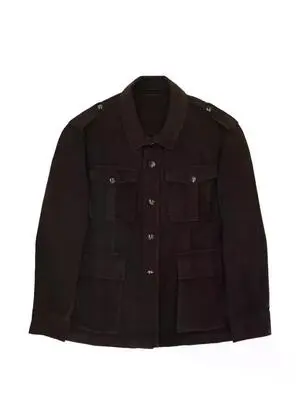 FORTELA Owen Front-pockets Jacket - Brown
