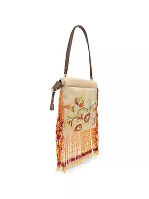 Etro Small Kalispera Embroidered Tote Bag - Neutrals