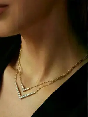 Melissa Kaye Aria Diamond Necklace