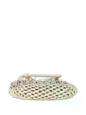 Miu Miu Woven Leather Tote Bag