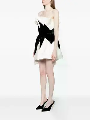 Zuhair Murad Strapless Flared Minidress