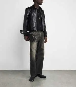 Our Legacy Third Cut Trompe-l'oeil Jeans - Black