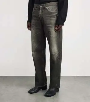 Our Legacy Third Cut Trompe-l'oeil Jeans - Black