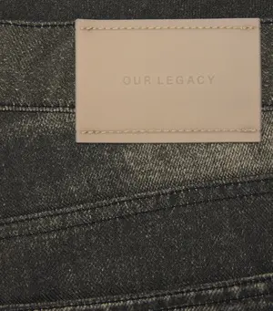 Our Legacy Third Cut Trompe-l'oeil Jeans - Black