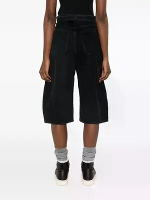 Sacai Belted Wide-leg Trousers - Black