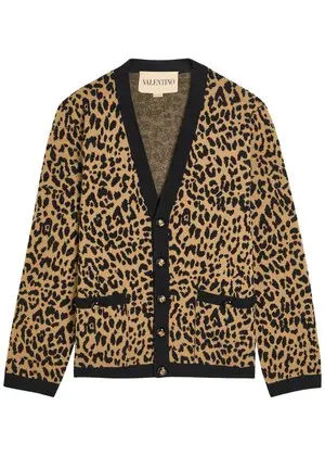 Animal Print Cardigans For Men