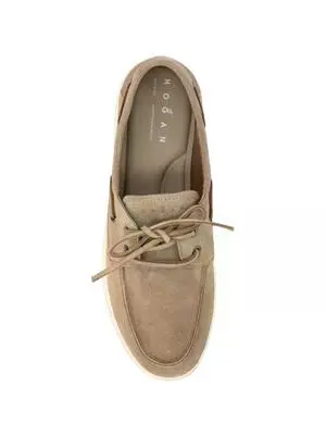 Hogan H-tv Suede Loafers