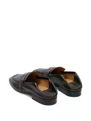Dries Van Noten Leather Slip-on Loafers