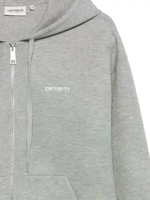 Carhartt Work In Progress Drawstring Zip Sweatshirt - Grey
