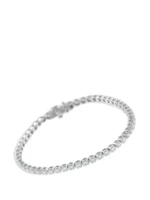 LB EXCLUSIVE 14k White Gold Diamond Tennis Bracelet - Silver